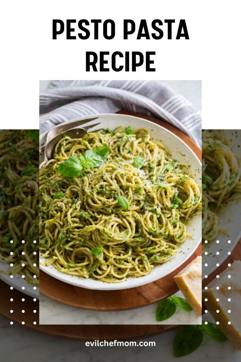 Pesto Pasta Recipe - Evil Chef Mom