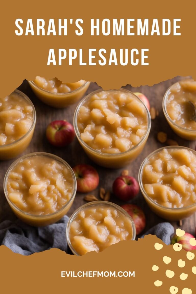 Sarah's Homemade Applesauce - Evil Chef Mom
