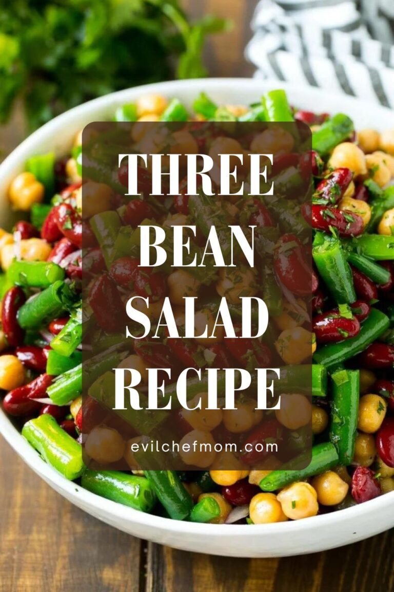 Three Bean Salad Recipe - Evil Chef Mom