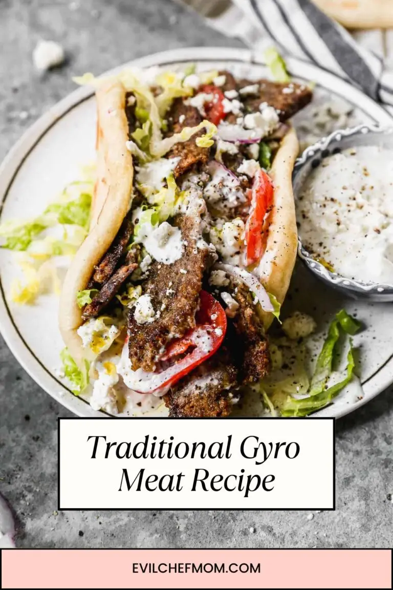 Traditional Gyro Meat Recipe - Evil Chef Mom