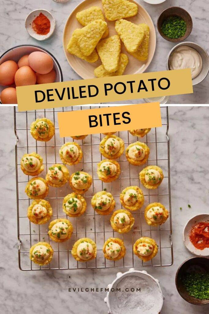 Deviled Potato Bites - Evil Chef Mom