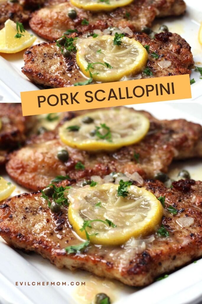 Pork Scallopini - Evil Chef Mom