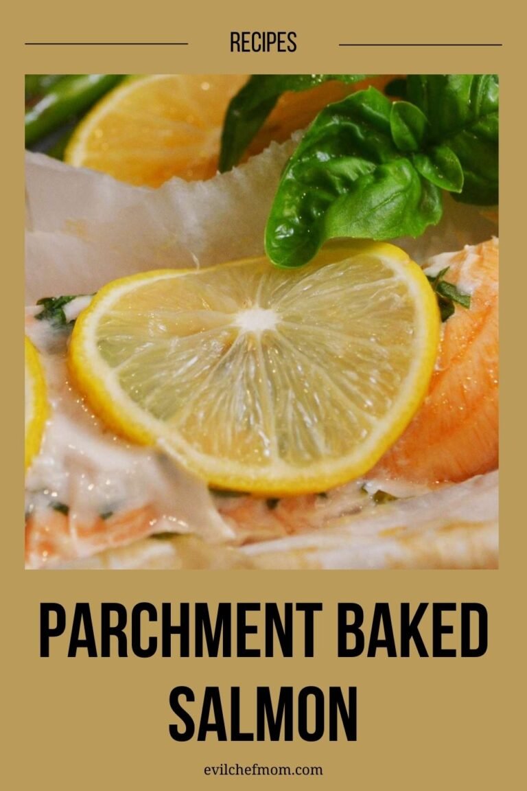 Parchment Baked Salmon - Evil Chef Mom