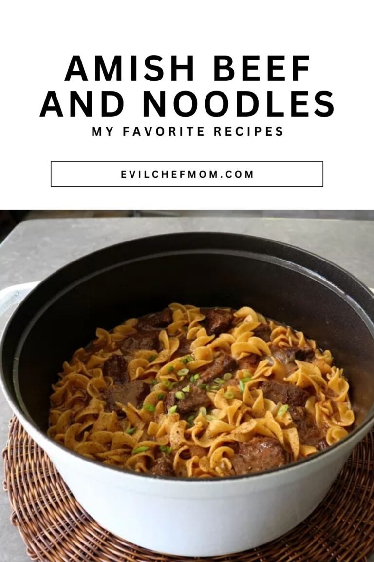 Amish Beef And Noodles - Evil Chef Mom
