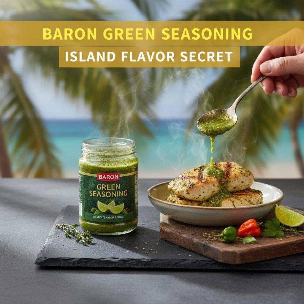 Baron Green Seasoning: Island Flavor Secret - Evil Chef Mom