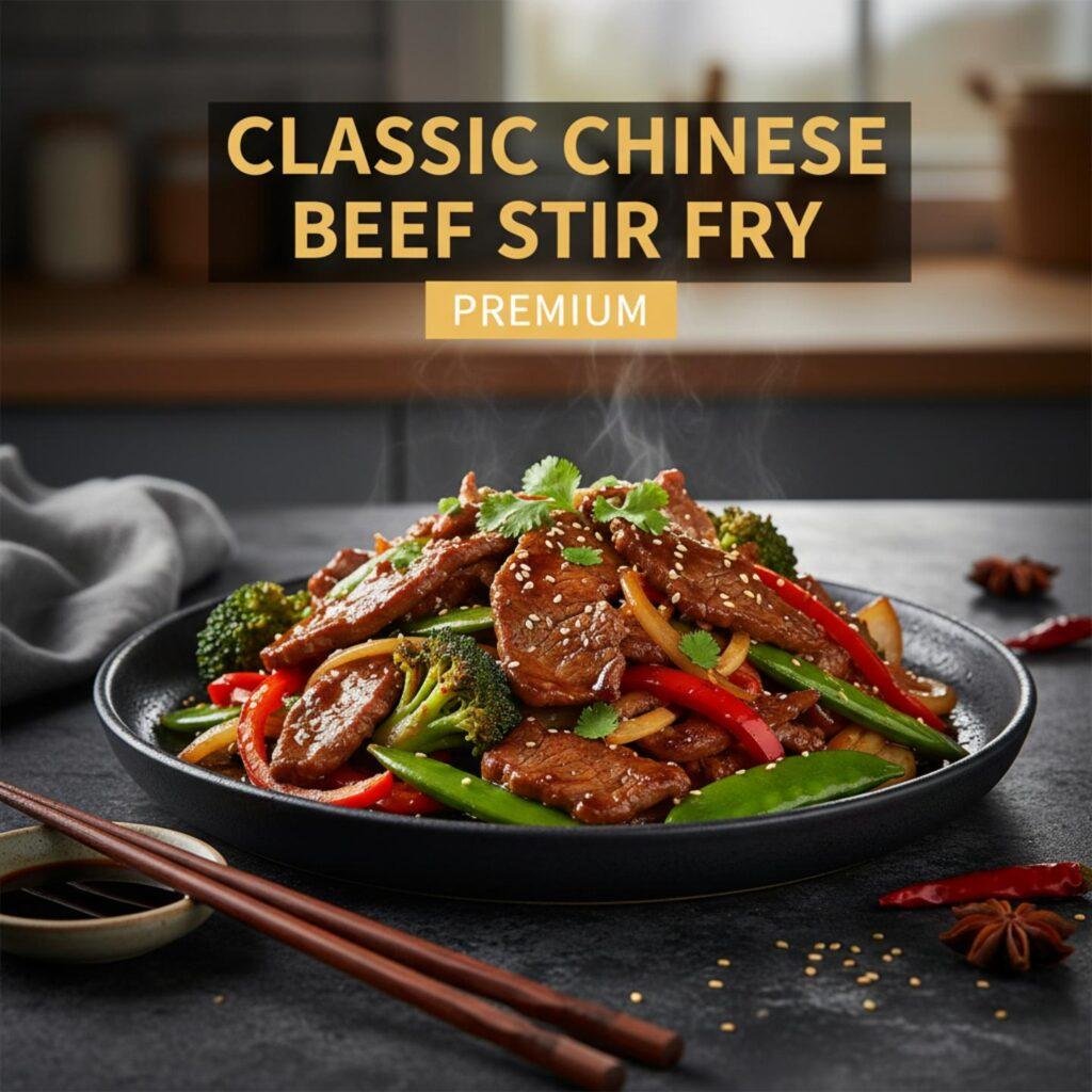 Classic Chinese Beef Stir Fry - Evil Chef Mom
