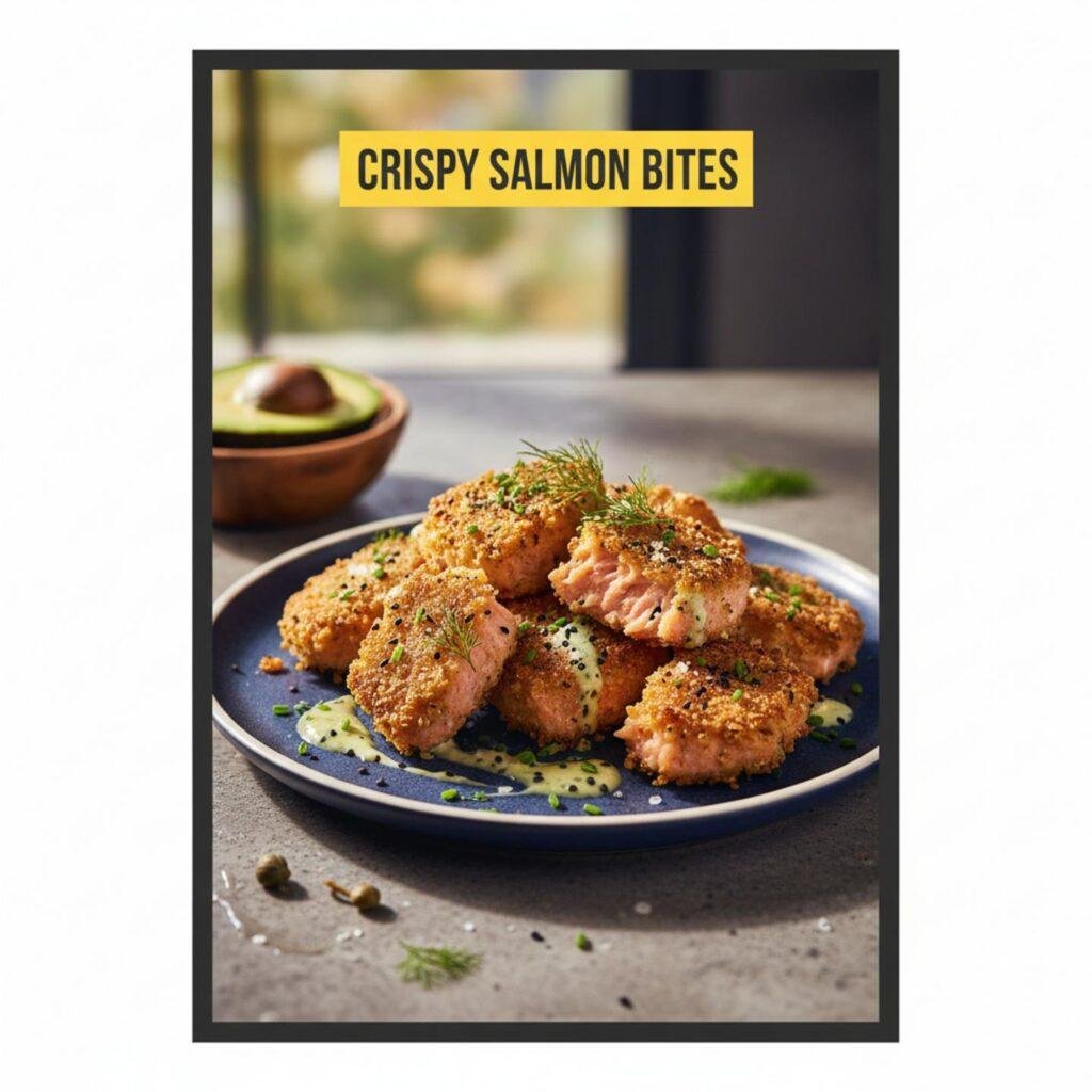 Crispy Salmon Bites - Evil Chef Mom