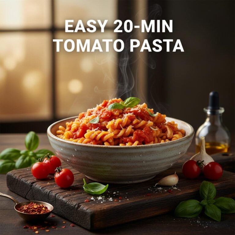 Easy 20-Min Tomato Pasta - Evil Chef Mom