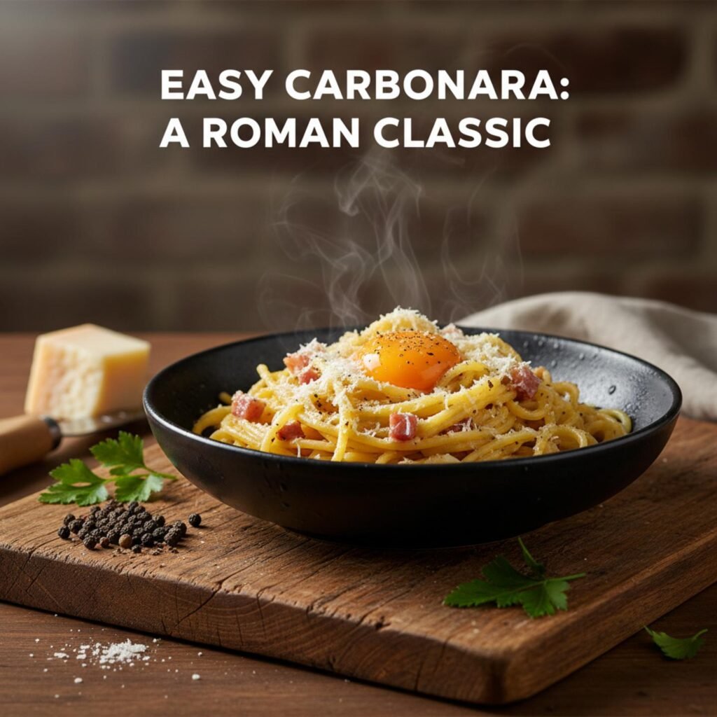 Easy Carbonara: A Roman Classic - Evil Chef Mom