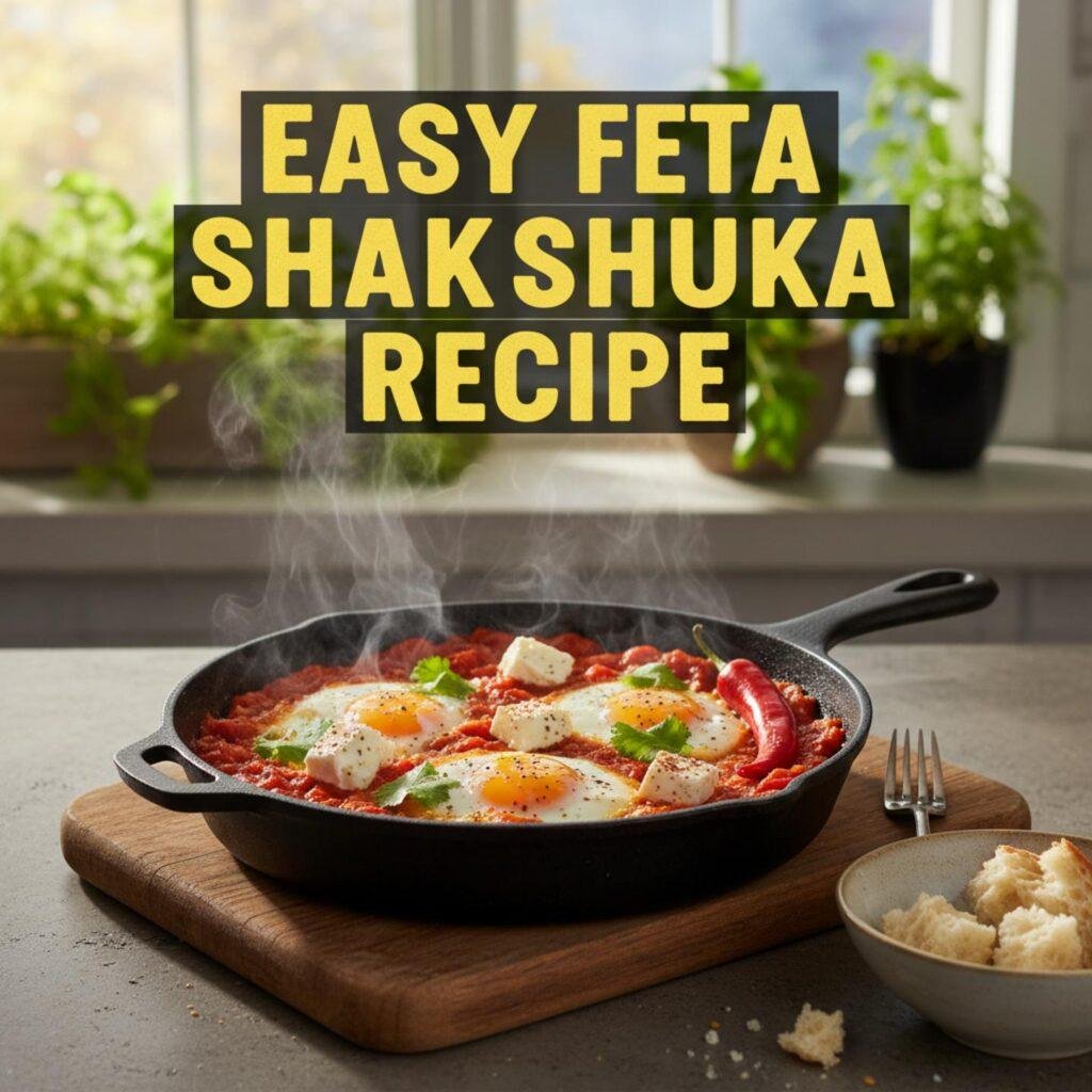 Easy Feta Shakshuka Recipe - Evil Chef Mom