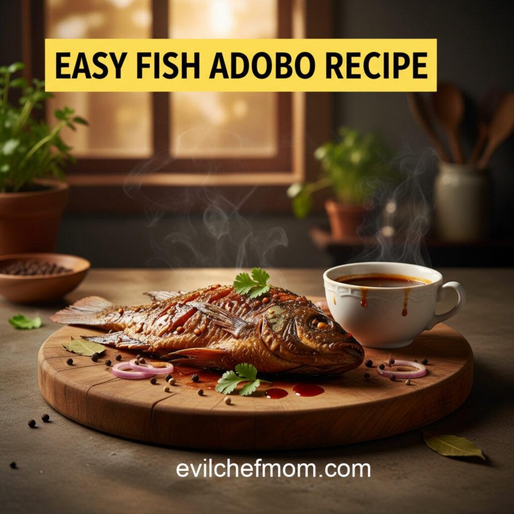 Easy Fish Adobo Recipe - Evil Chef Mom