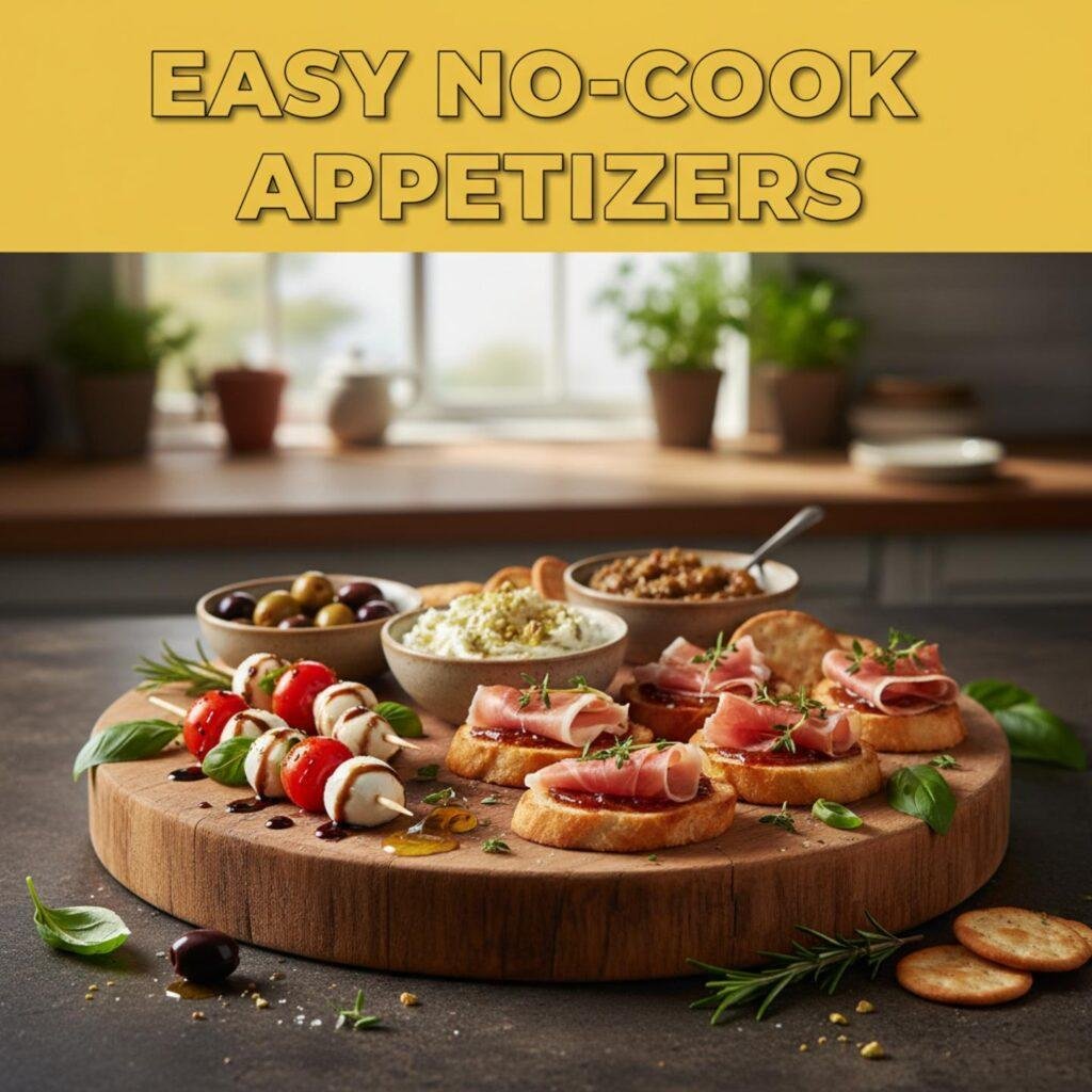 Easy No-Cook Appetizers - Evil Chef Mom