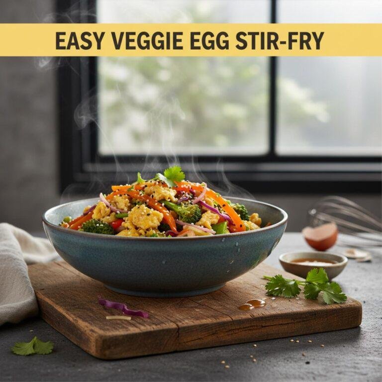 Easy Veggie Egg Stir-Fry - Evil Chef Mom