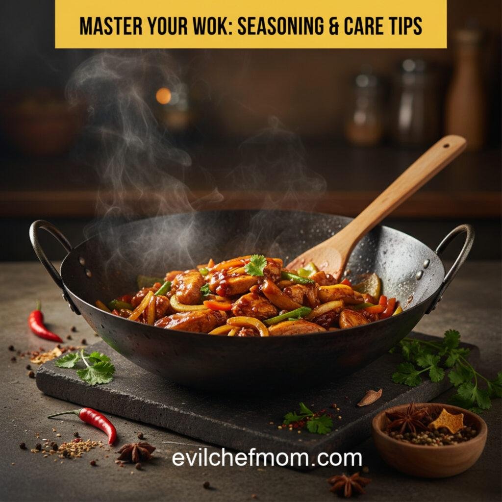 Master Your Wok: Seasoning & Care Tips - Evil Chef Mom