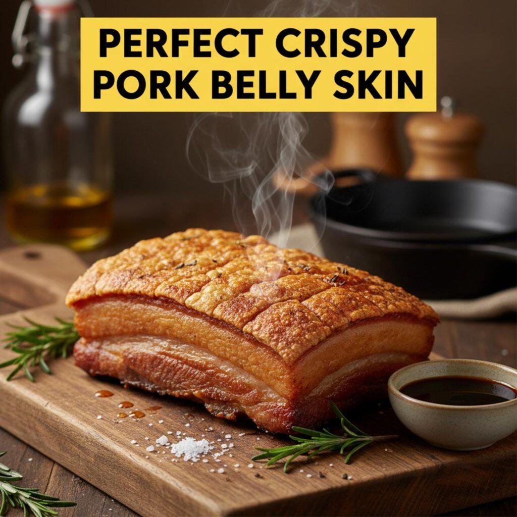 Perfect Crispy Pork Belly Skin - Evil Chef Mom