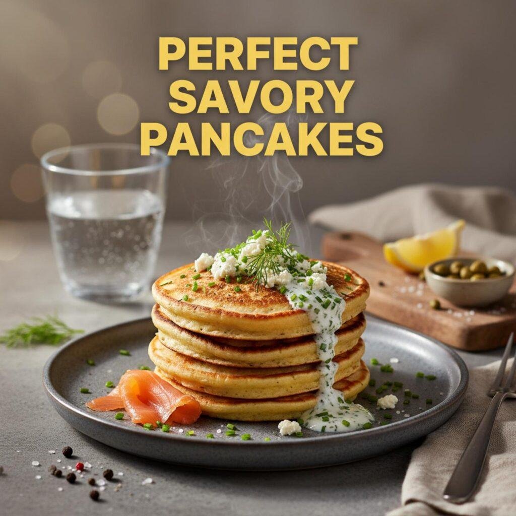 Perfect Savory Pancakes - Evil Chef Mom