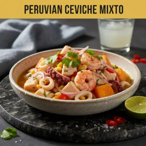 Peruvian Ceviche Mixto - Evil Chef Mom