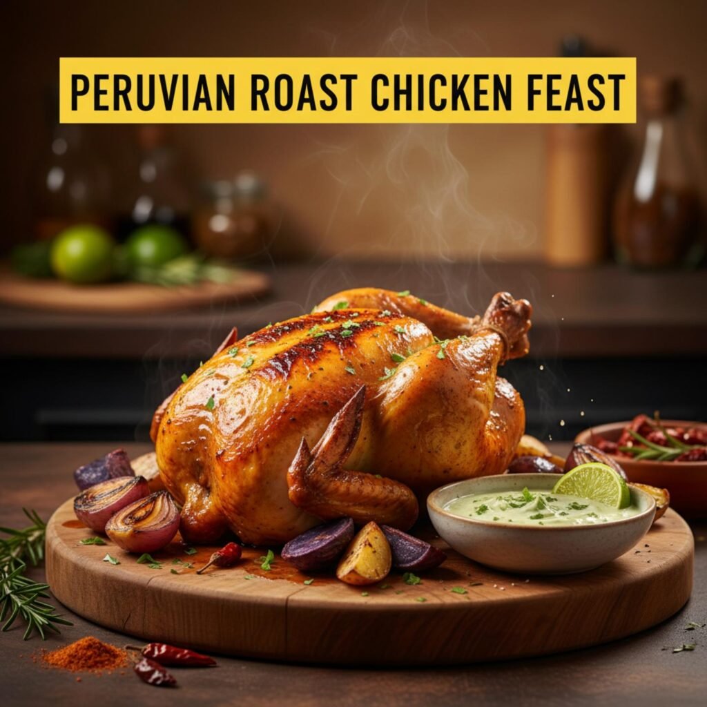 Peruvian Roast Chicken Feast - Evil Chef Mom