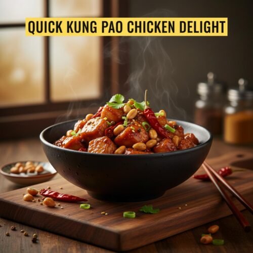 Quick Kung Pao Chicken Delight - Evil Chef Mom
