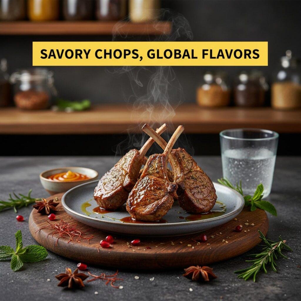 Savory Chops, Global Flavors - Evil Chef Mom