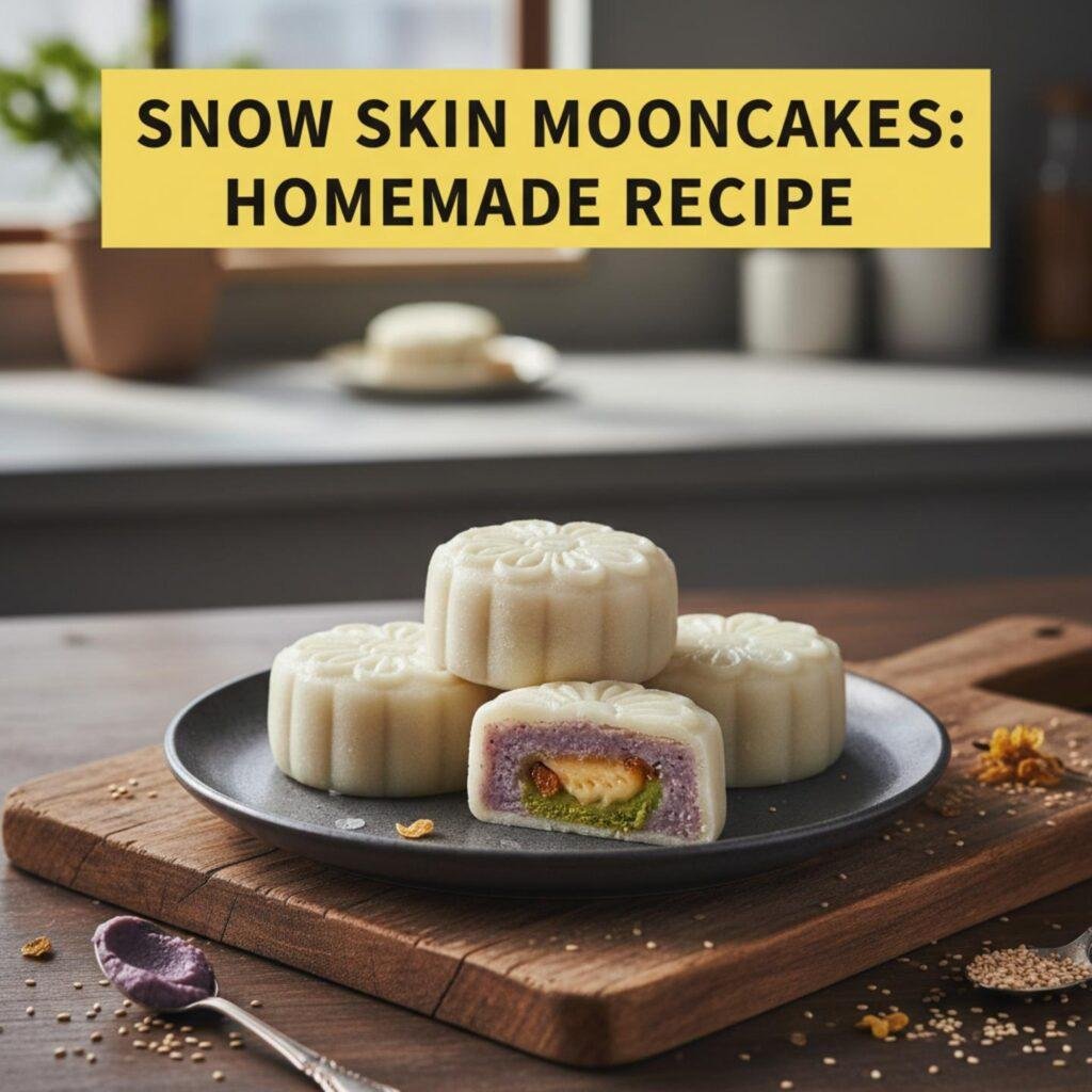 Snow Skin Mooncakes: Homemade Recipe - Evil Chef Mom