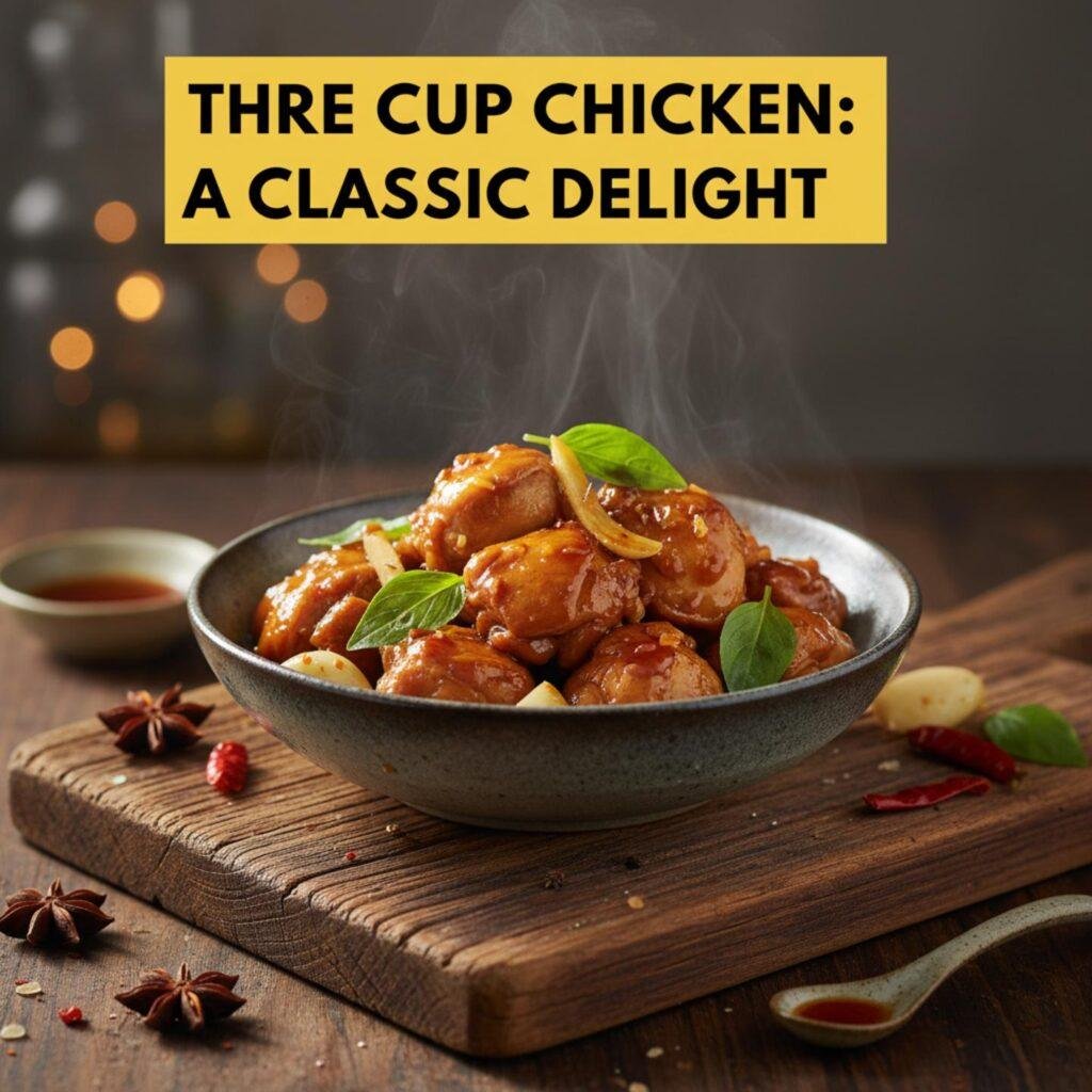 Three Cup Chicken: A Classic Delight - Evil Chef Mom