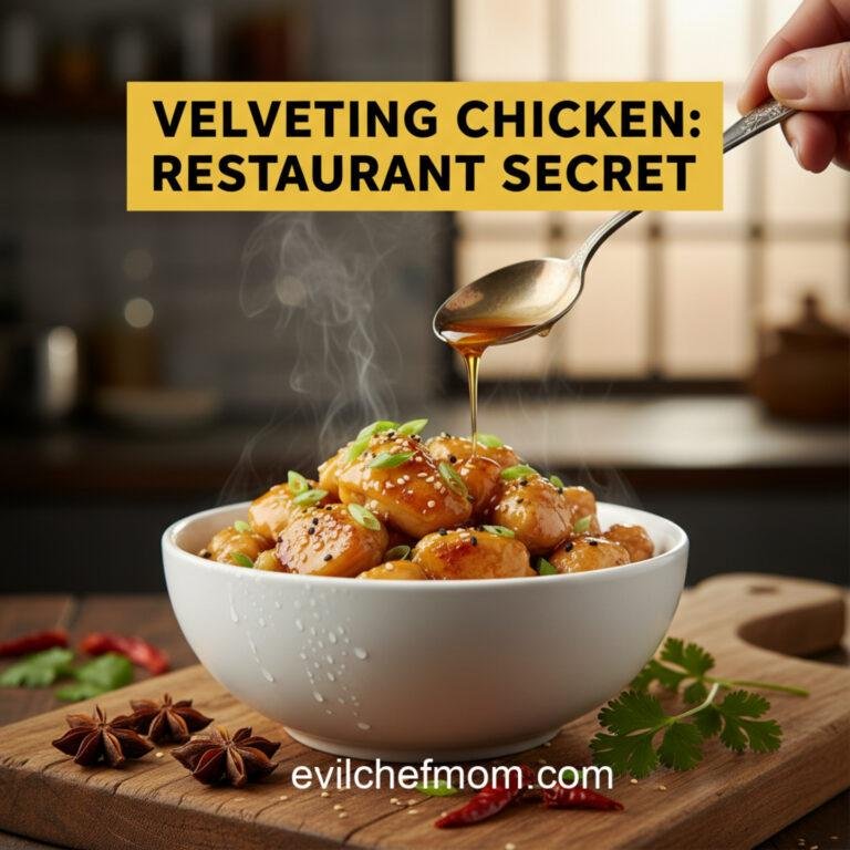 Velveting Chicken: Restaurant Secret - Evil Chef Mom