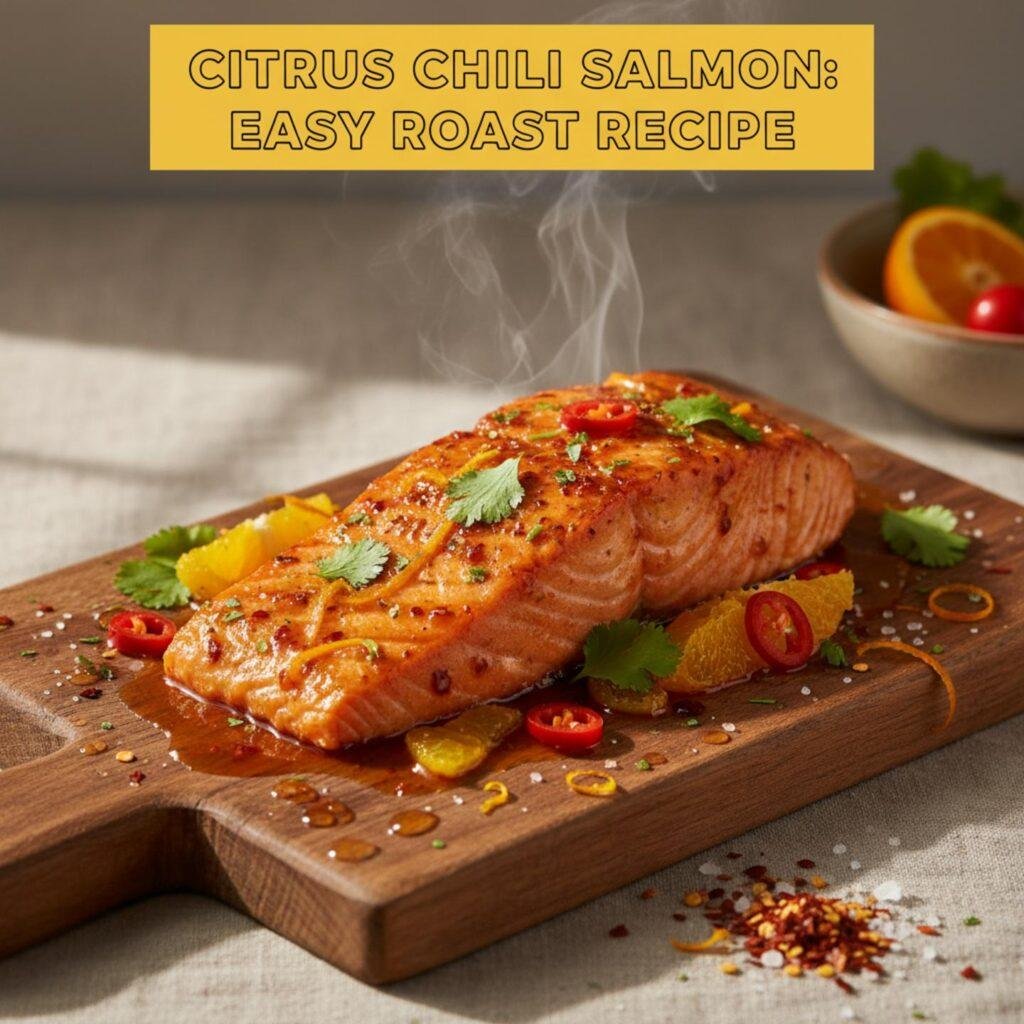 Citrus Chili Salmon: Easy Roast Recipe - Evil Chef Mom