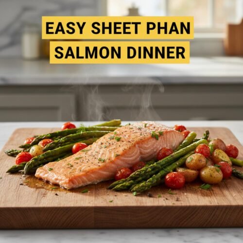 Easy Sheet Pan Salmon Dinner - Evil Chef Mom