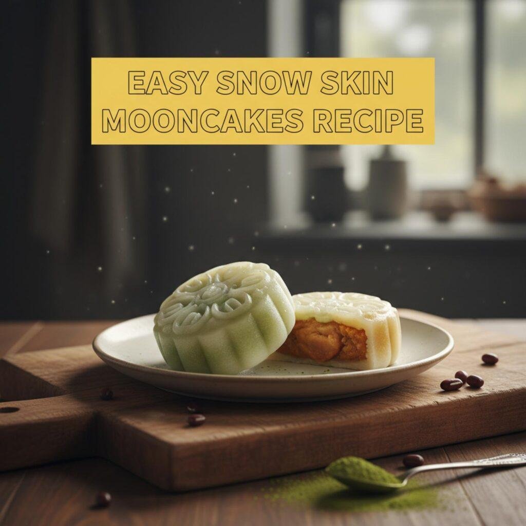 Easy Snow Skin Mooncakes Recipe - Evil Chef Mom