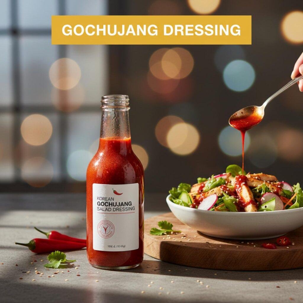 Korean Gochujang Salad Dressing - Evil Chef Mom