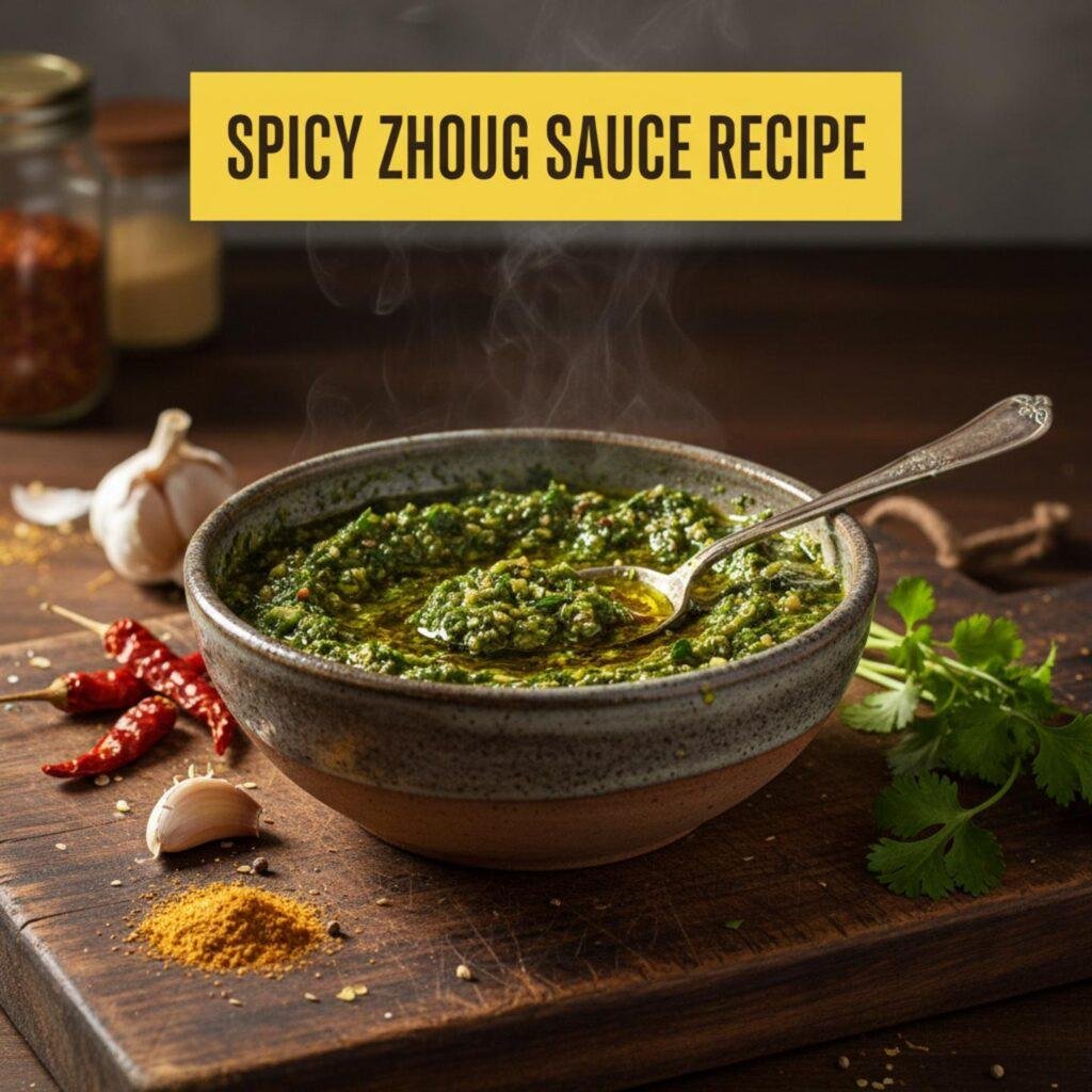 Spicy Zhoug Sauce Recipe - Evil Chef Mom