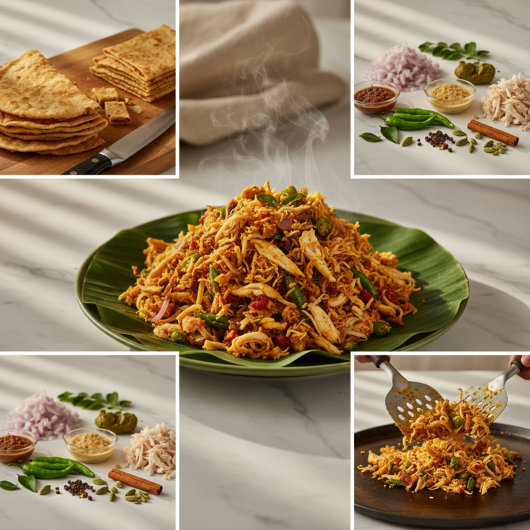 1 Authentic Sri Lankan Chicken Kothu Roti Recipe - Evil Chef Mom